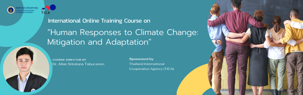 International Training Course on Human Responses to Climate Change ...